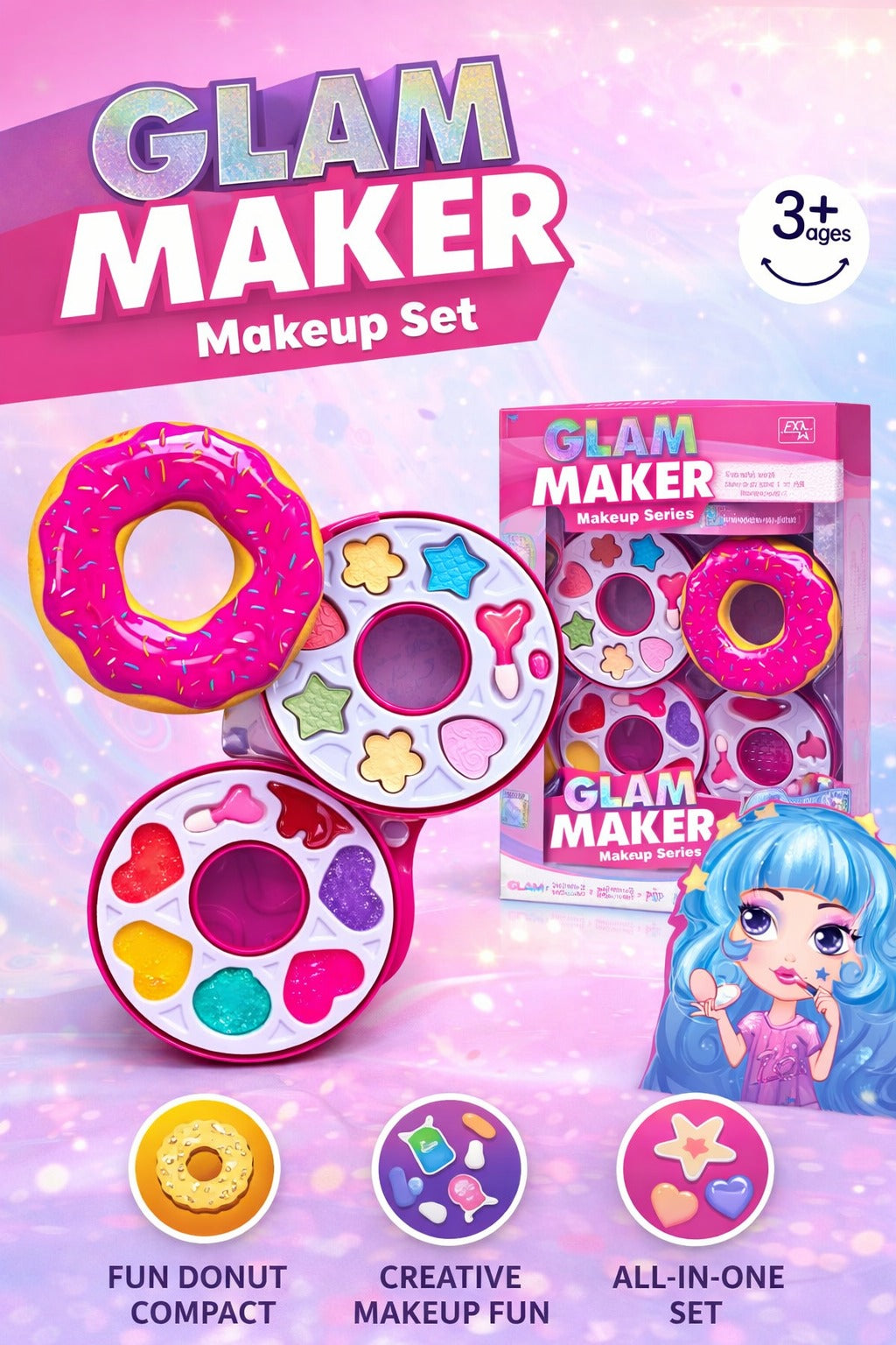 Glam Maker Makeup Kit - FX770-12 – TodsNTeens