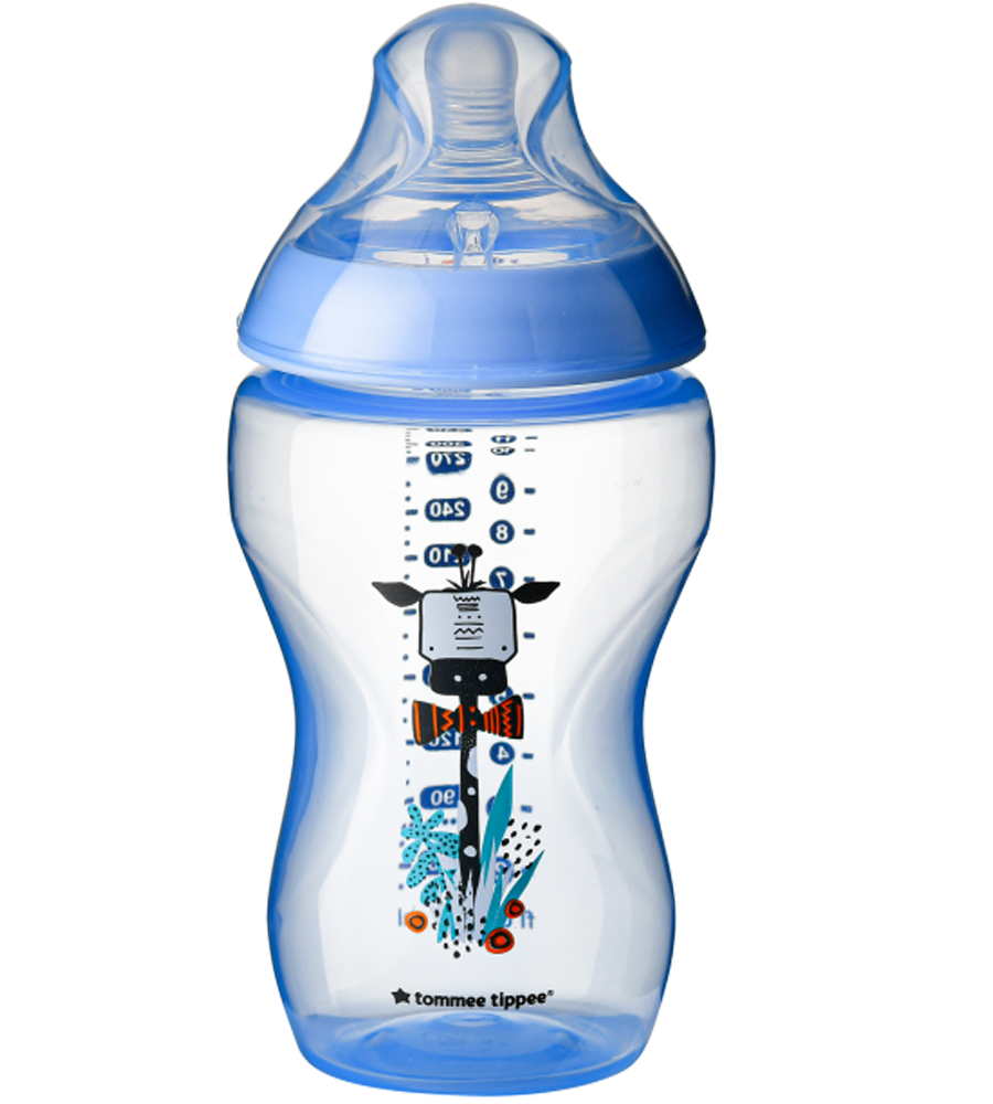340ML/12OZ Tinted Bottle Blue Tommee Tippee 422697 – TodsNTeens